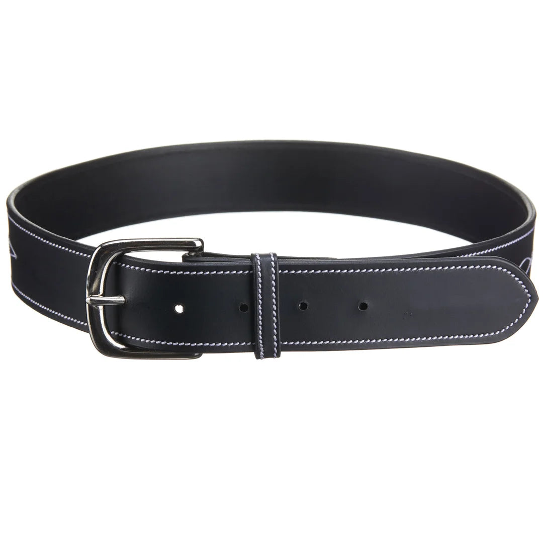 RHC Fancy Stich Leather Belt – Fair Hill Saddlery