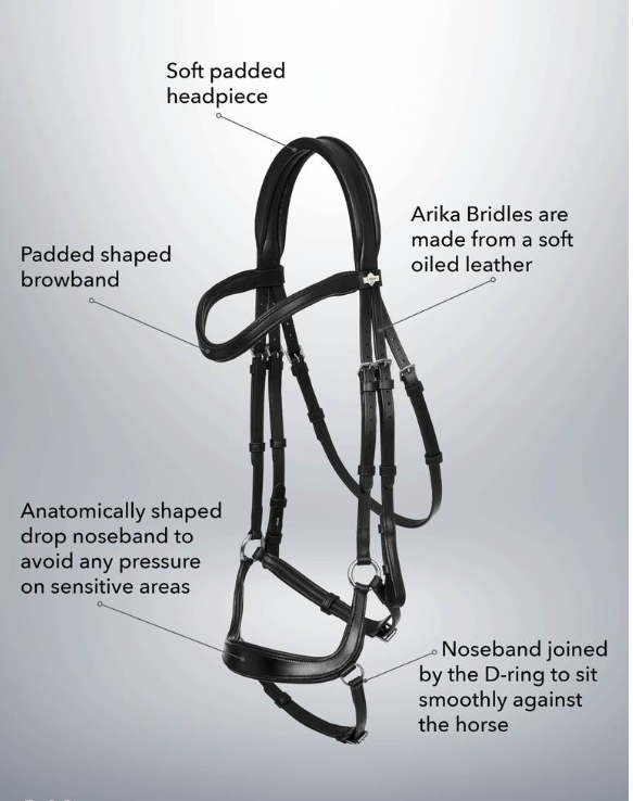 LeMieux Arika Drop Bridle – Fair Hill Saddlery