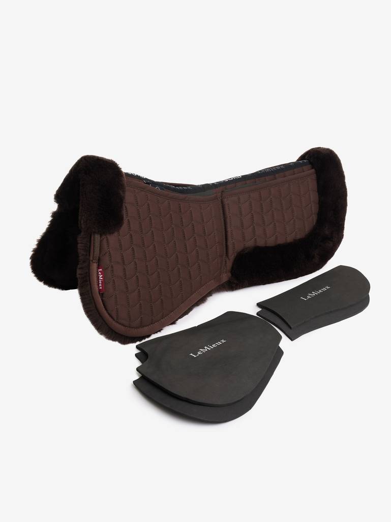 LeMieux Lambskin Pro-Sorb 2 Pocket Shimmable Half Pad – Fair Hill Saddlery