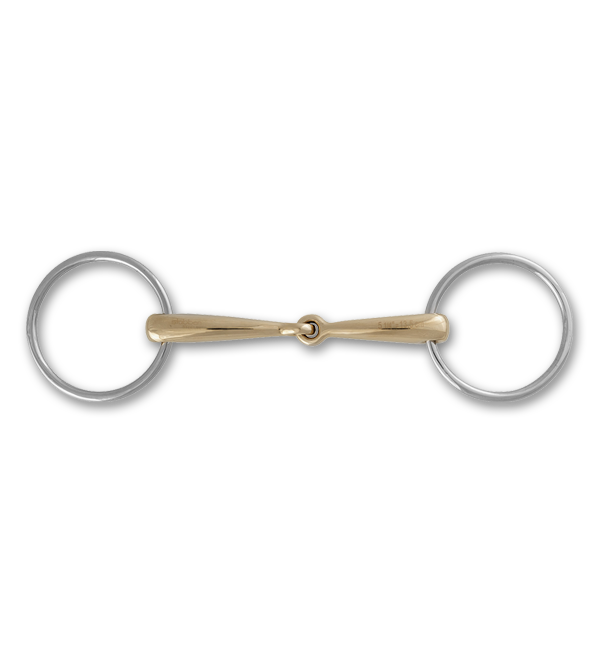 Stubben Steeltec Sweet Copper Single Joint Loose Ringer Bit – Fair Hill ...