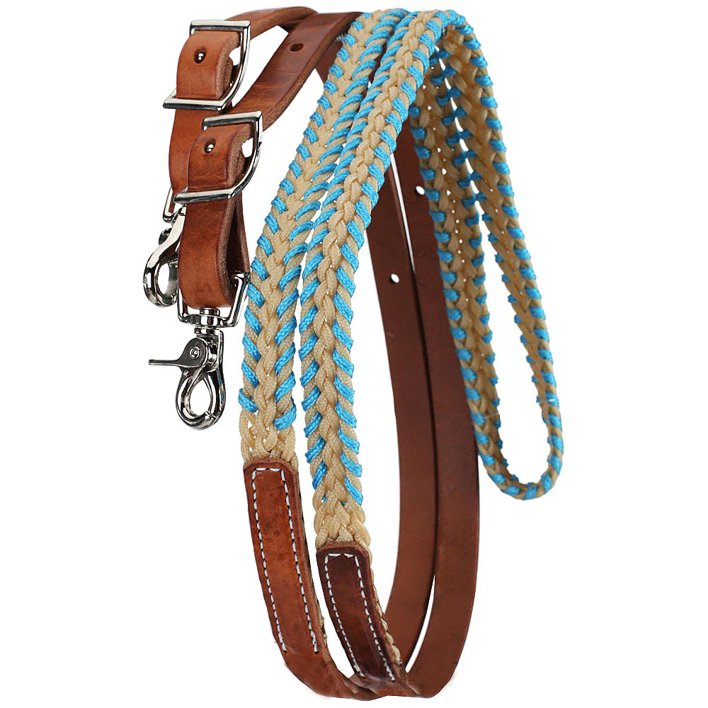 Tory Leather Waxed Laced Roping Rein – Fair Hill Saddlery