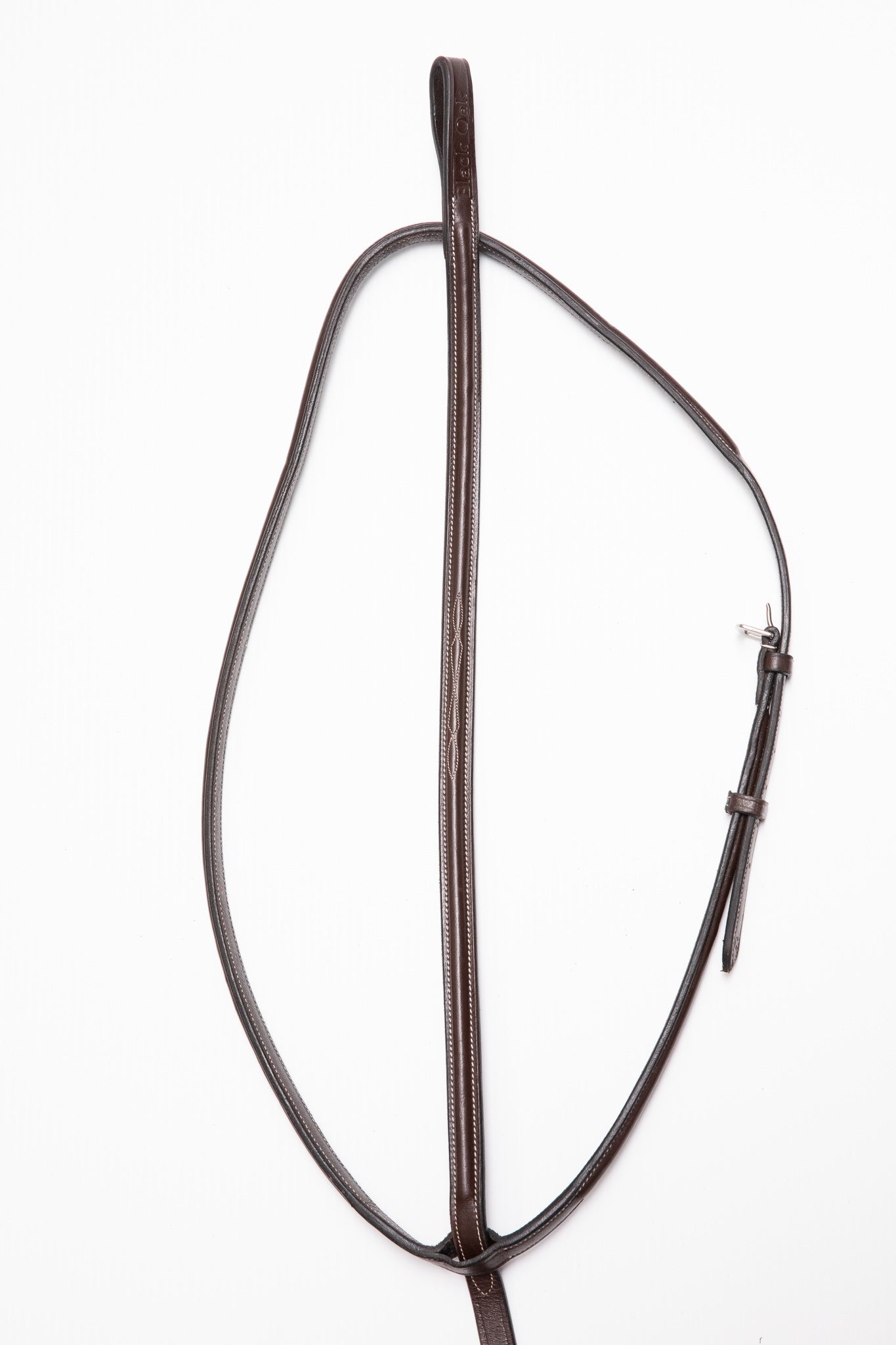 Black Oak Round Raised Fancy Standing Martingale – Fair Hill Saddlery
