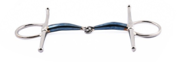 Jump'in Full Cheek Blue Steel Snaffle w/ Block – Fair Hill Saddlery
